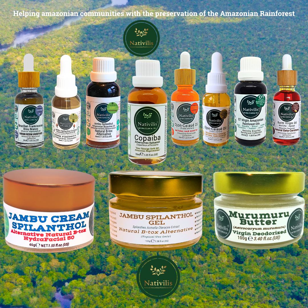 🌿 Amazon Rainforest Oils: Your Natural Solution for Hydration, Acne &a