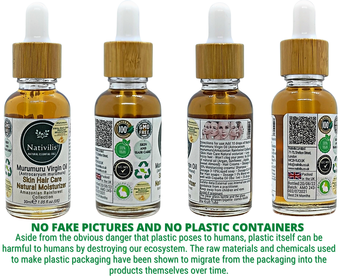 Nativilis Natural Rainforest Oils - Combo Murumuru and Copaiba Balsam