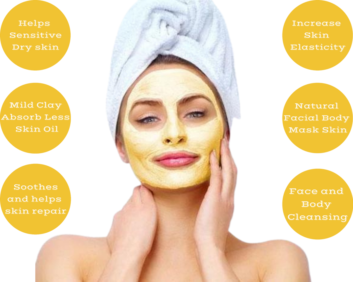 Yellow Kaolin Clay | Clay Powder | Nativilis Natural Essential Oils